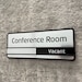 Customizable Meeting Room Status Sign, Moveable Busy - Available ...