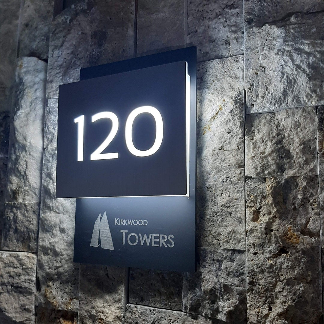 Modern Door Room Sign, Custom Hotel Sign, Acrylic Door Number Sign ...