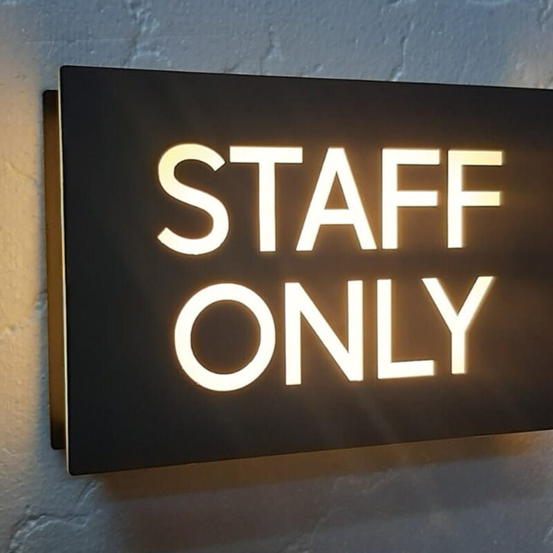 Staff Only Sign - Etsy UK