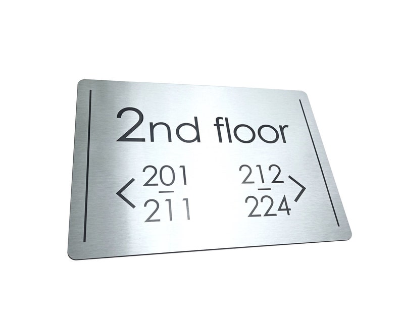 Custom Directional Signs, Hotel Room Directories, Floor Navigation ...