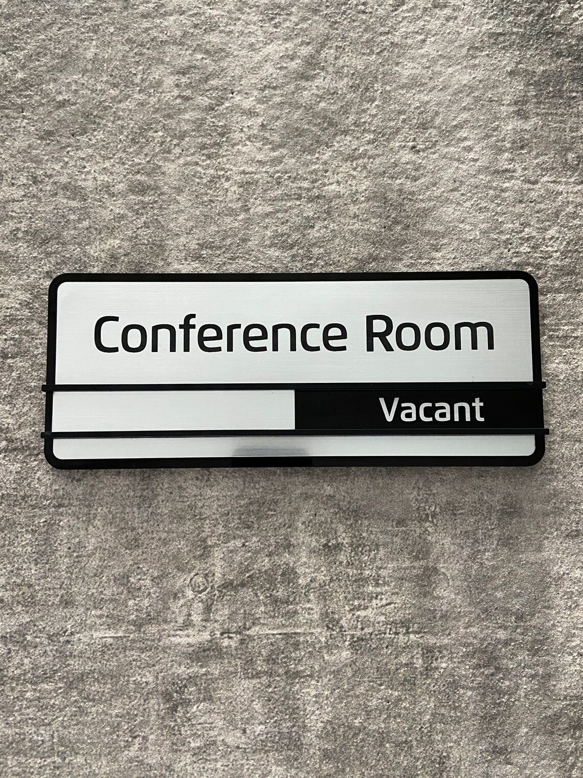 Modifiable Conference Room Sign, in Use - Vacant Status Indicator ...