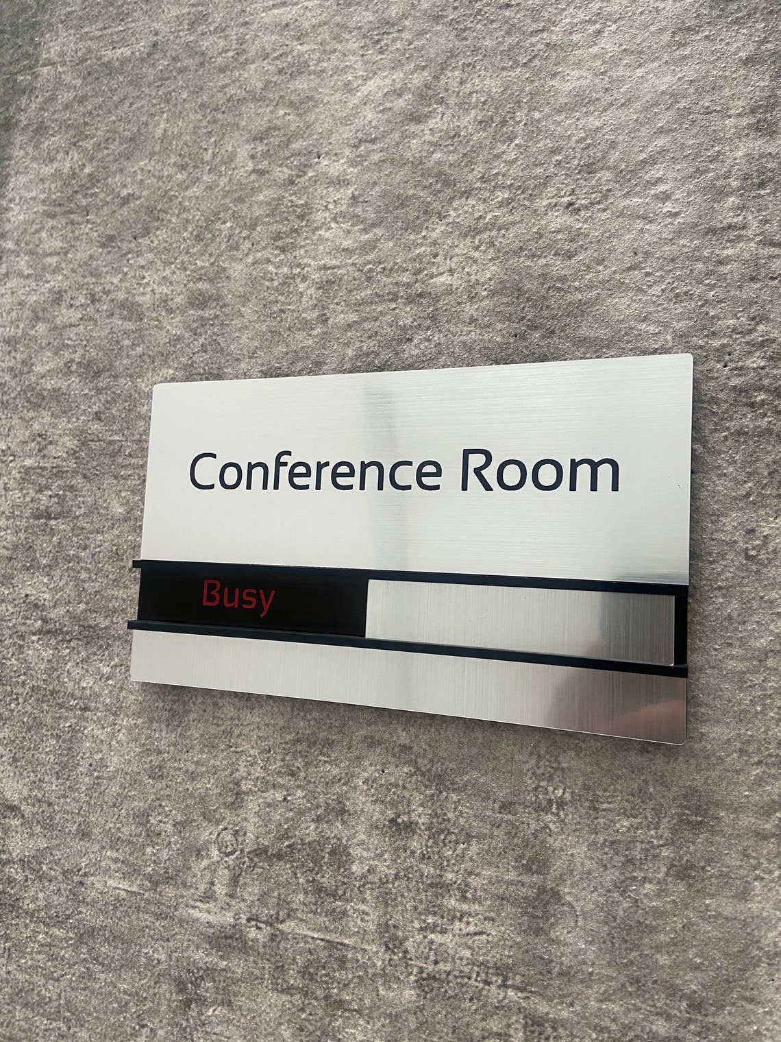 Versatile Conference Room Status Sign, Changeable Busy - Available ...