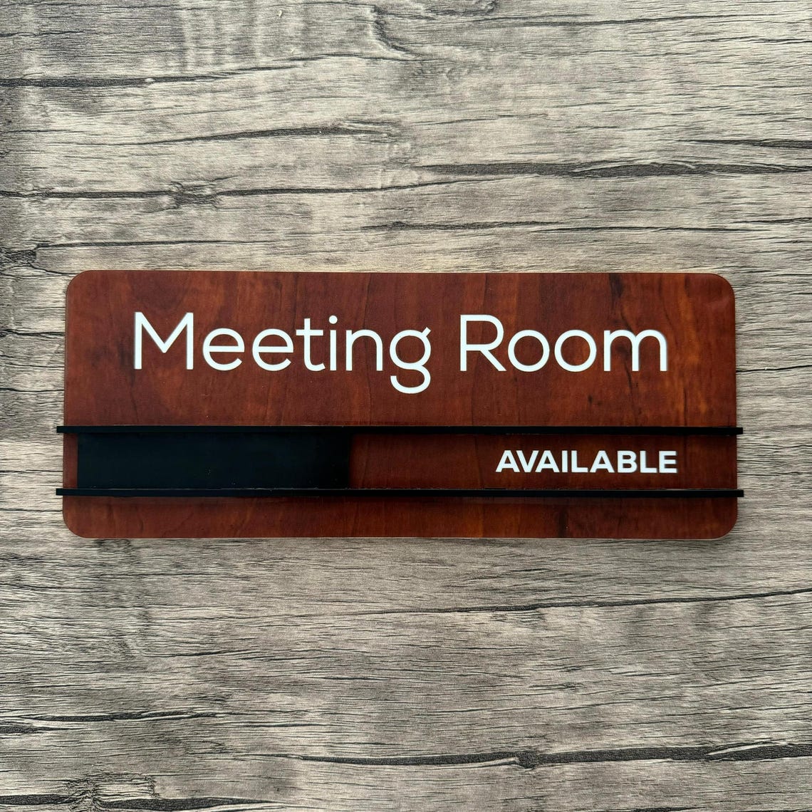 Customizable Meeting Room Status Sign, Moveable Busy - Available ...