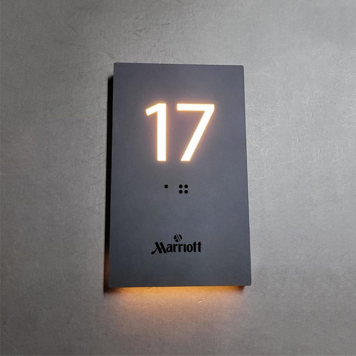 LED Room Number Sign, Custom Hotel Door Sign, Modern Hotel Door Room ...