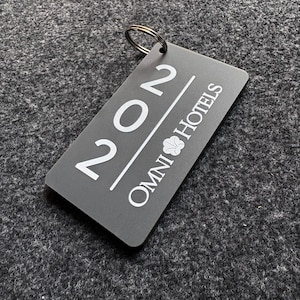Custom Guesthouse Key Holder, Personalized Hotel Key Fob, Keychain With ...