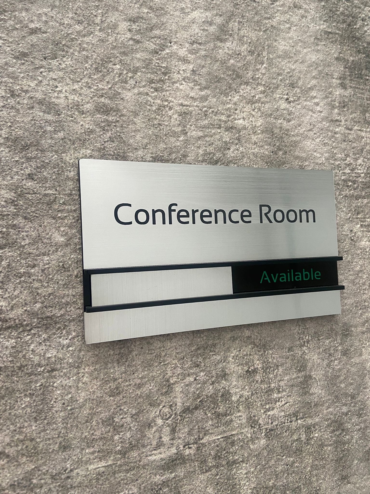Versatile Conference Room Status Sign, Changeable Busy - Available ...