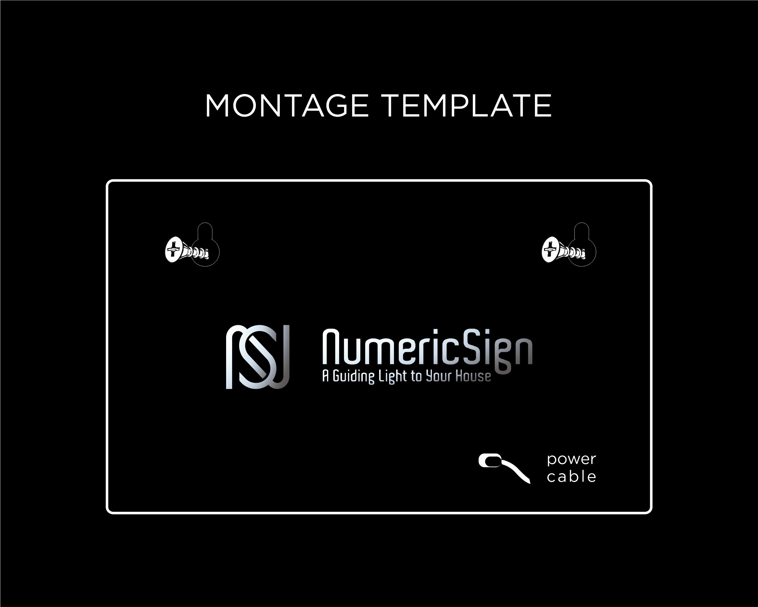 Illuminated House Sign, Modern LED Home Number, Custom Address Sign - Etsy