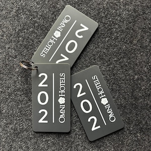 Custom Guesthouse Key Holder, Personalized Hotel Key Fob, Keychain With ...