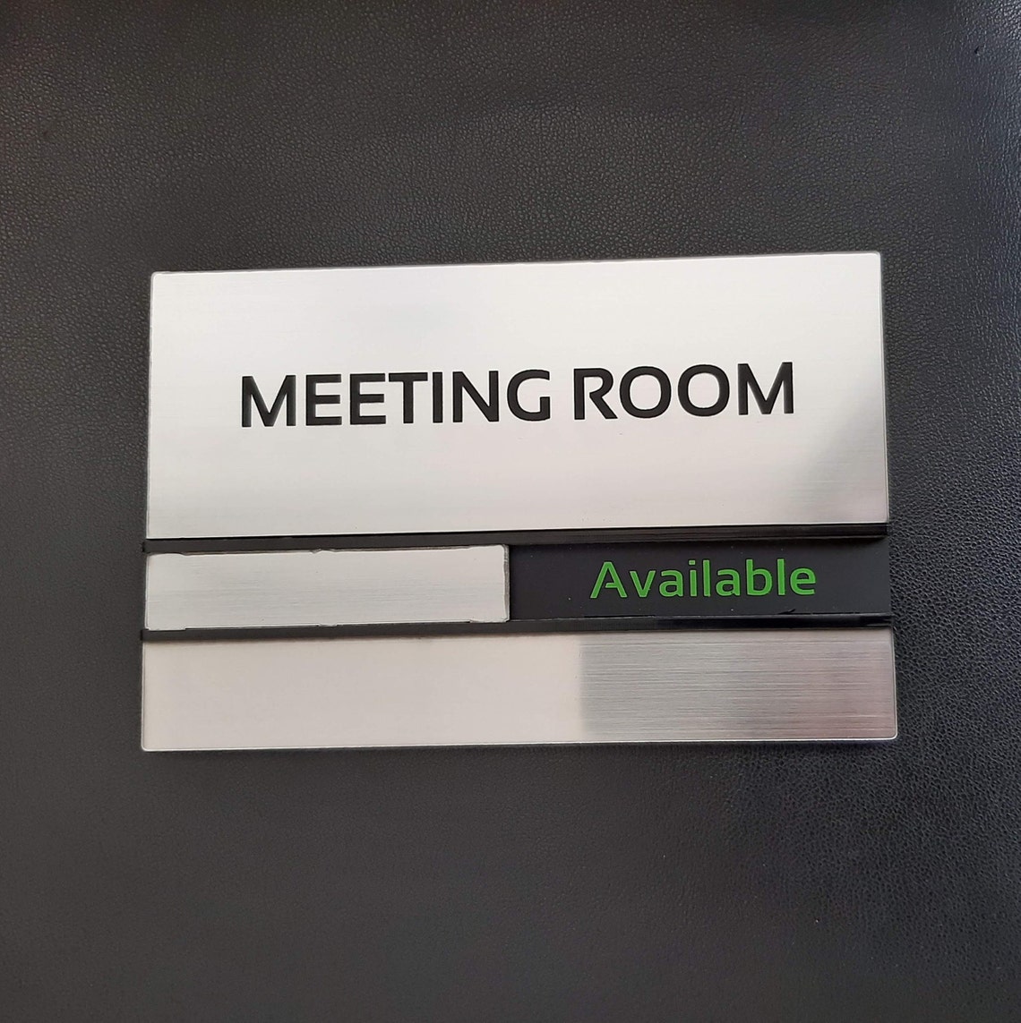 Adjustable Status Meeting Room Sign, Customizable Busy - Available ...