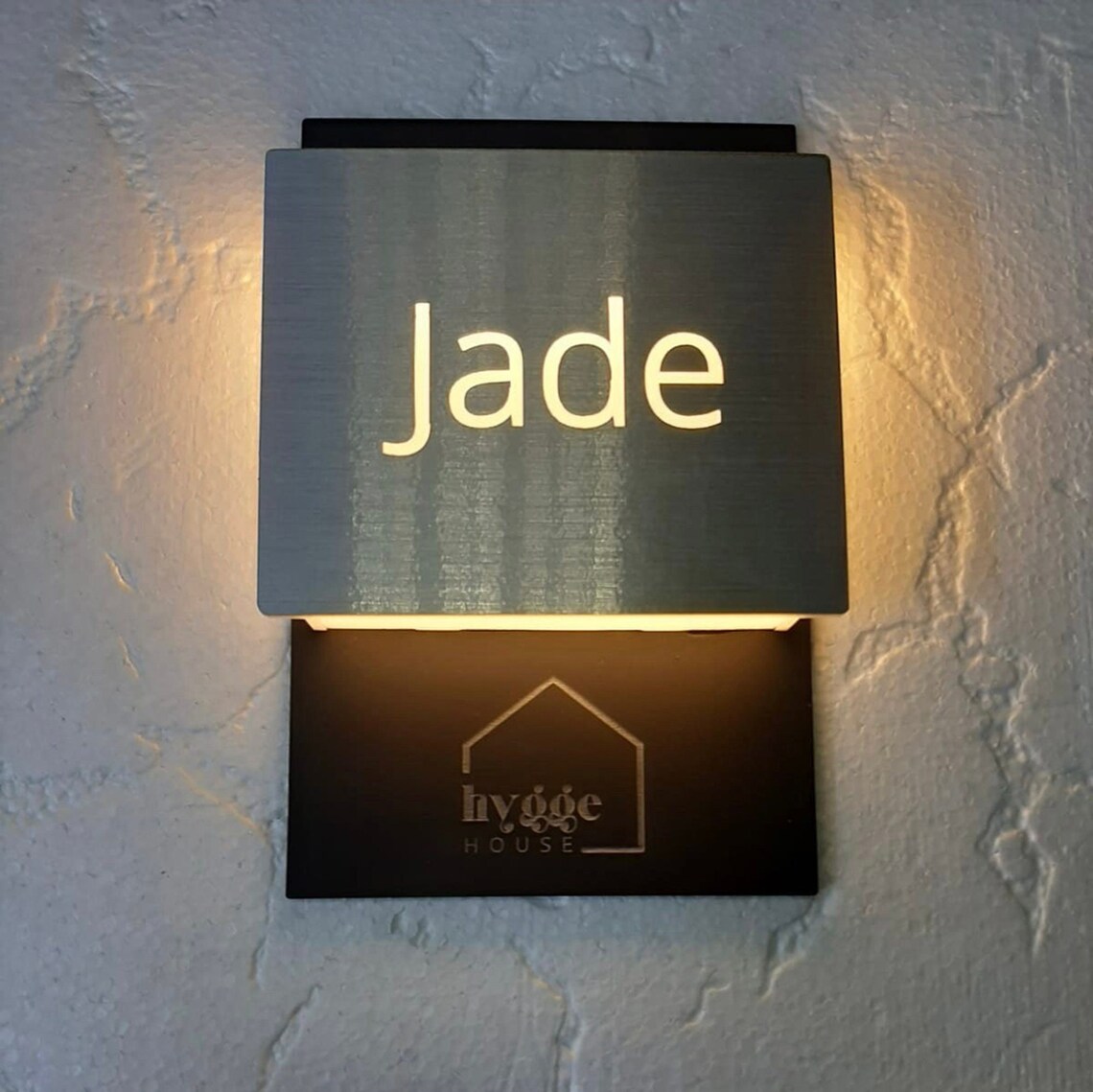 Personalized Room Name Sign, LED Door Sign for Hotel, Custom Hotel Door ...