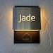 Personalized Room Name Sign, LED Door Sign for Hotel, Custom Hotel Door ...