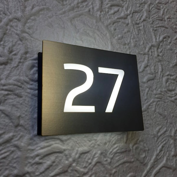 Led House Number Sign - Etsy