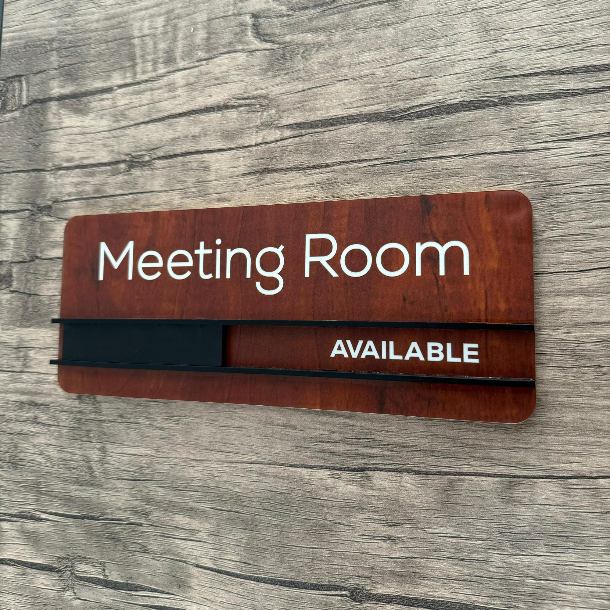 Customizable Meeting Room Status Sign, Moveable Busy - Available ...