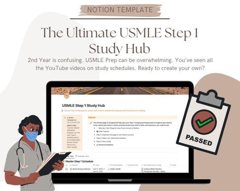 The ULTIMATE Medical Student Notion Template Bundle - Etsy