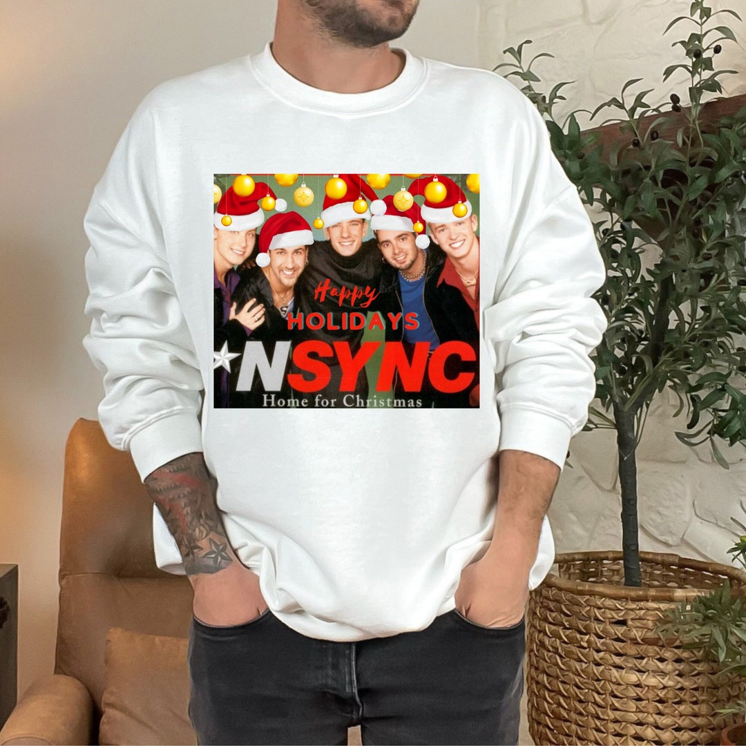 Nsync Men Christmas Sweatshirt, Nsync Sweatshirt, Christmas Dad Cousin ...