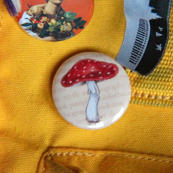 Mushroom Pin - Etsy