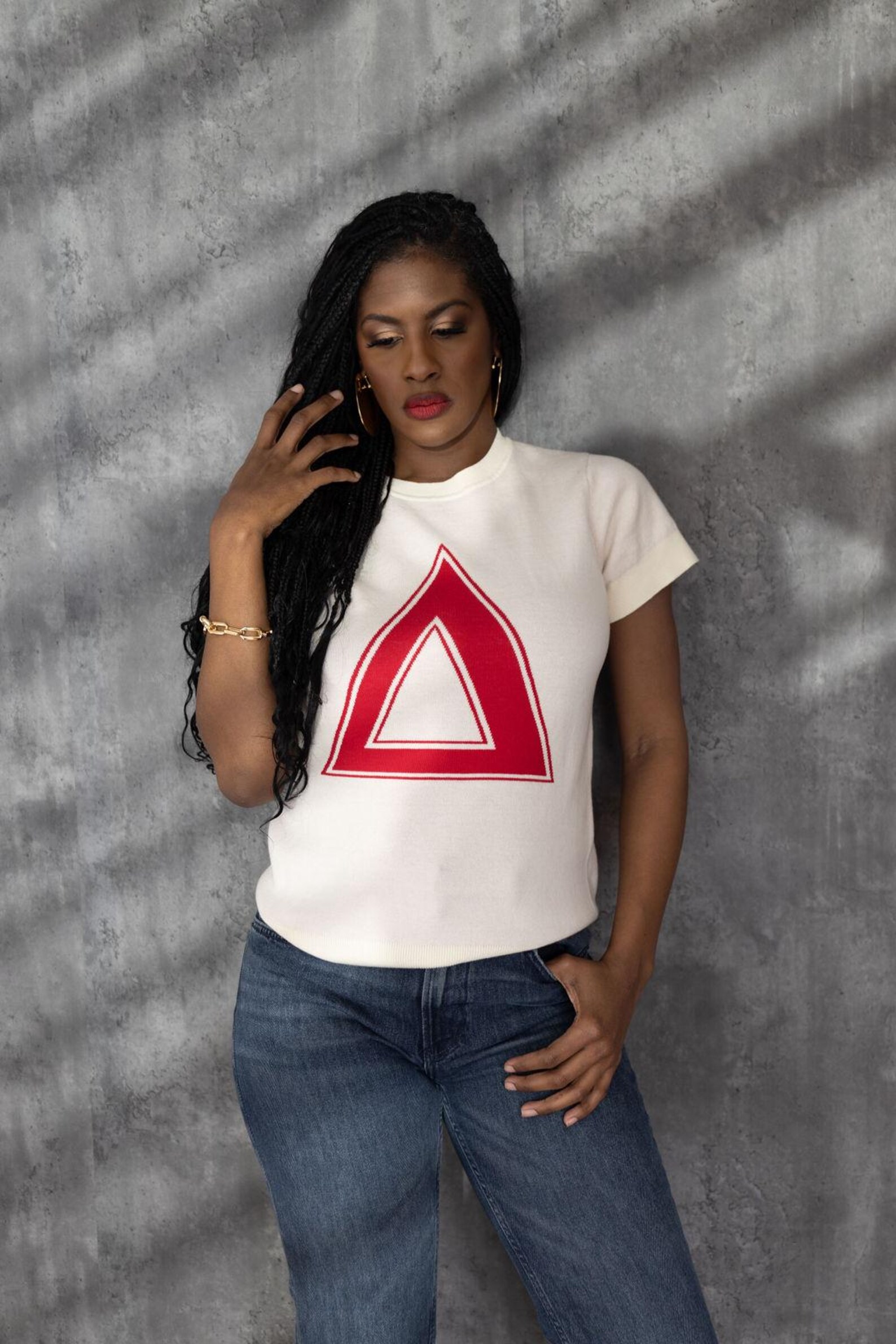 Delta Sigma Theta Short-sleeved Sweater - Etsy