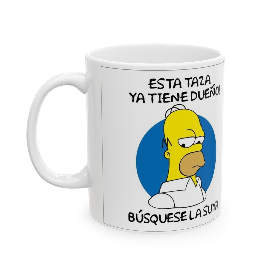 Homer the Simpson Coffee Mug,gift Mug,mugs With Photos,mugs With Images ...