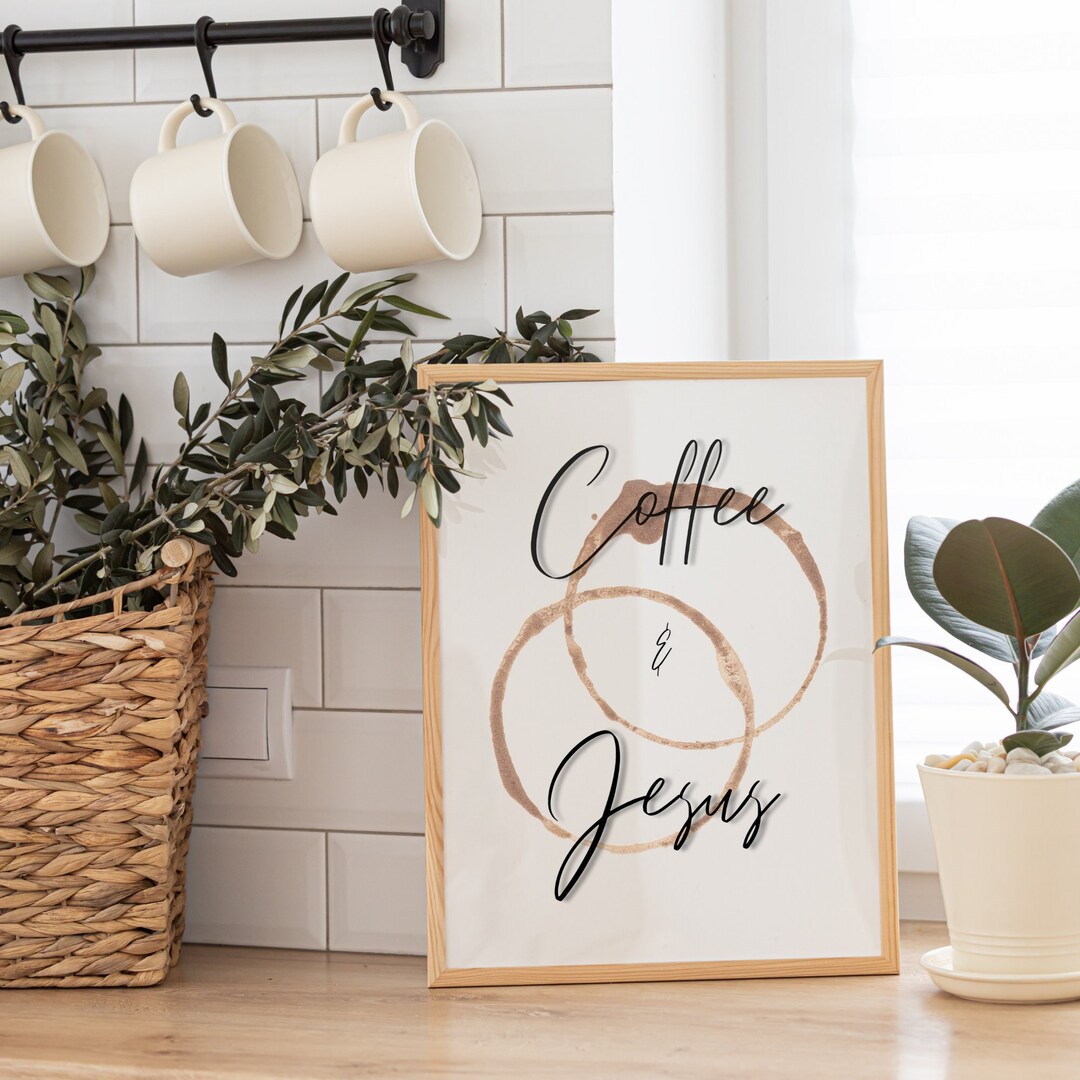 Coffee and Jesus, Coffee & Jesus, Christian, Coffee, Jesus, Digital ...
