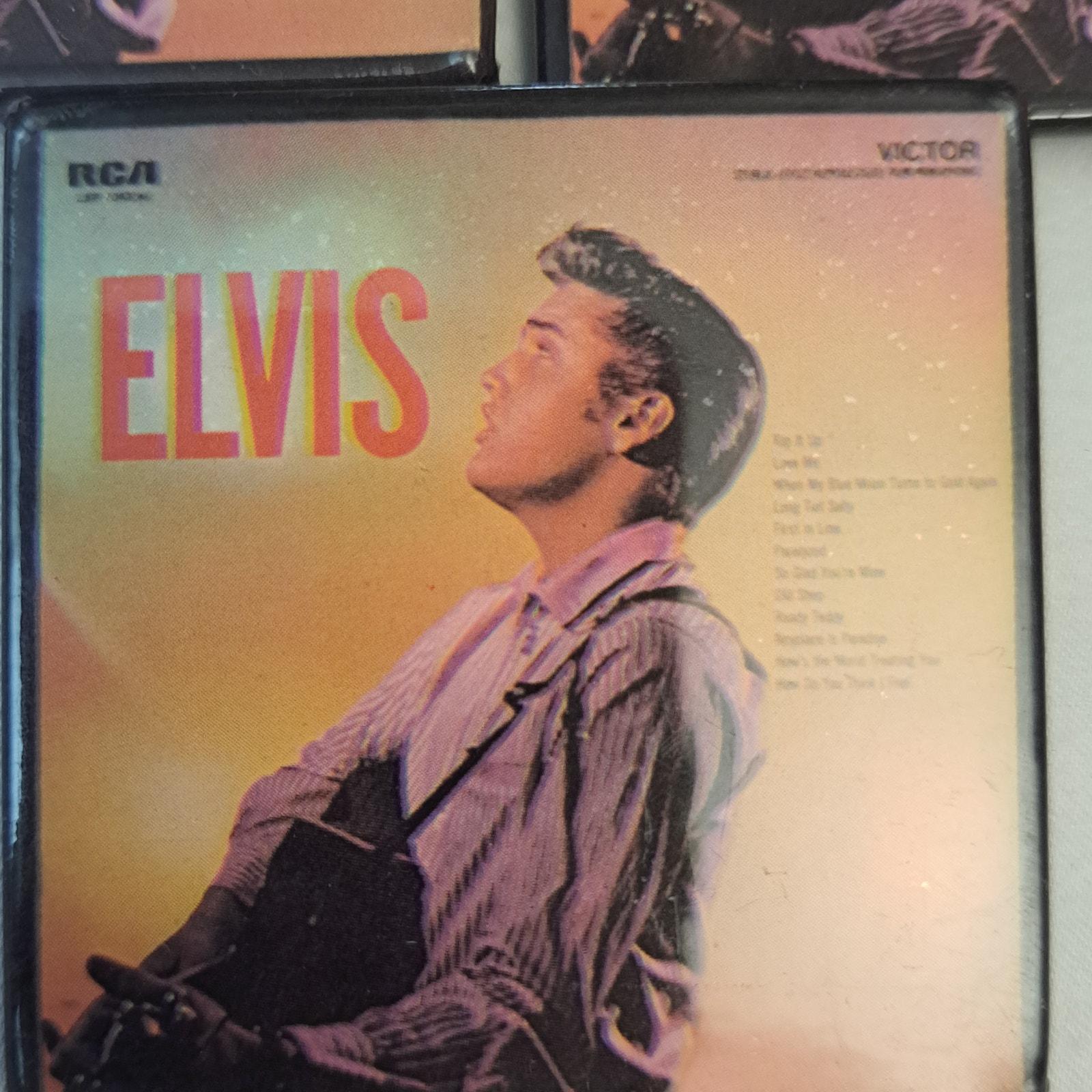 Elvis Presley Pin Back Buttons 2" Set of 5 Vintage 1956 Self Titled ...
