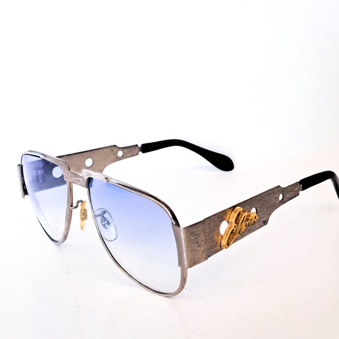 VTG 70s Elvis Presley Sunglass Blue Tint Gold Emblem Purchased at ...