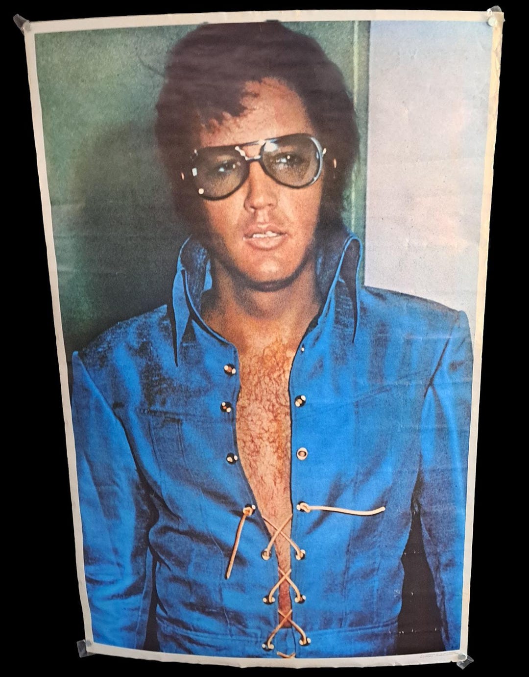 Original 1977 Elvis Presley Memorial Promo Poster Rock Music ...