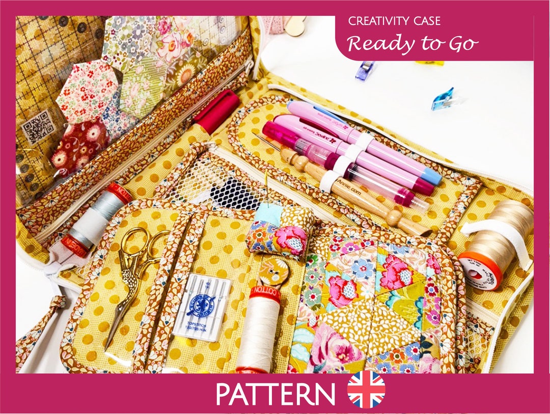 Sewing Case, Organizer for Handicrafts With Storage Options for EPP and ...