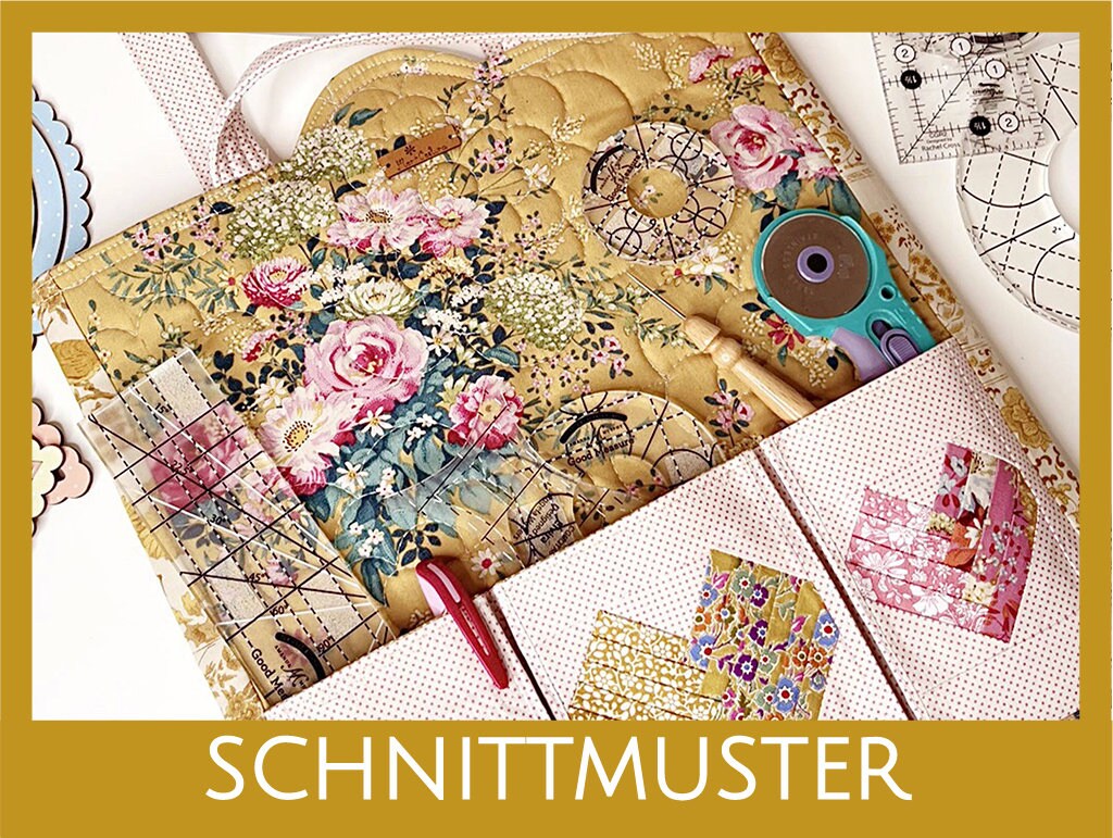 Sewing Pattern Bag for Rulers With Special Compartments patchwork and ...