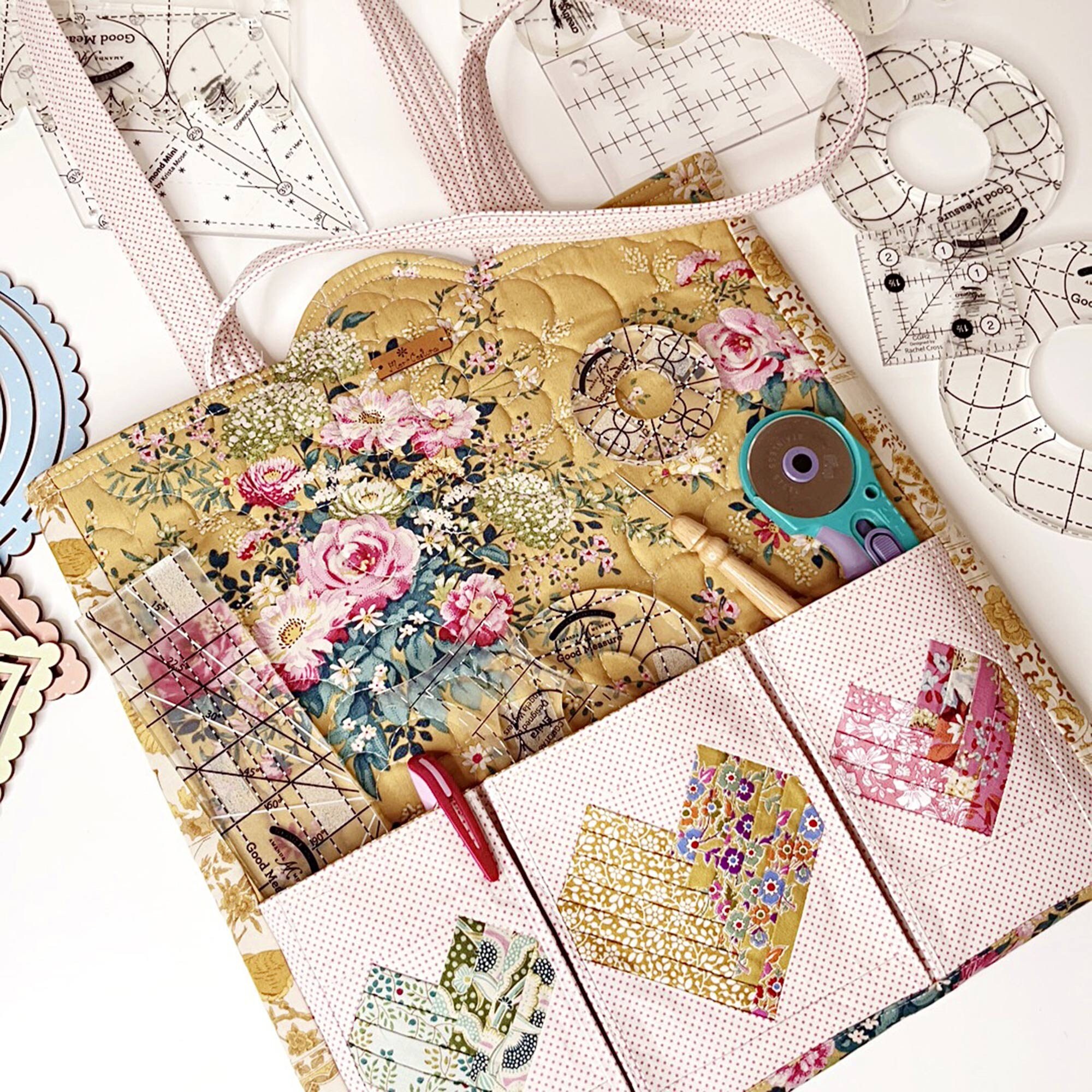 Sewing Pattern - Bag for Rulers With Special Compartments (patchwork ...