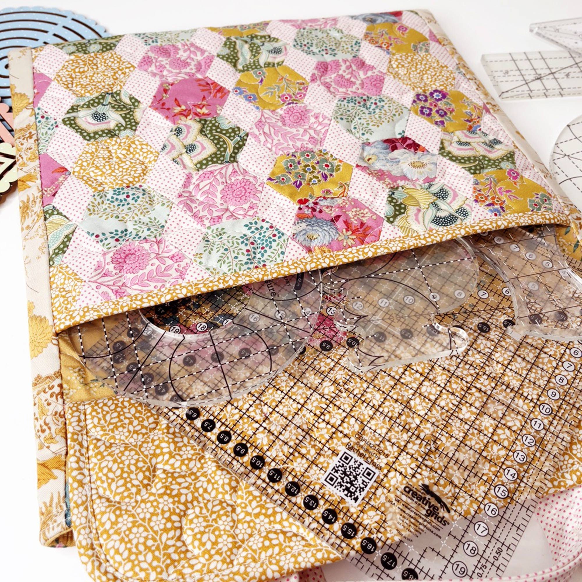 Pattern - Ruler Bag With Special Compartments (patchwork and Quilting ...
