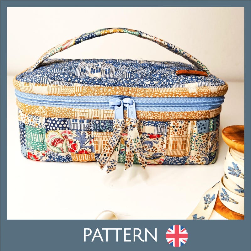 Patchwork Sewing Storage - Etsy