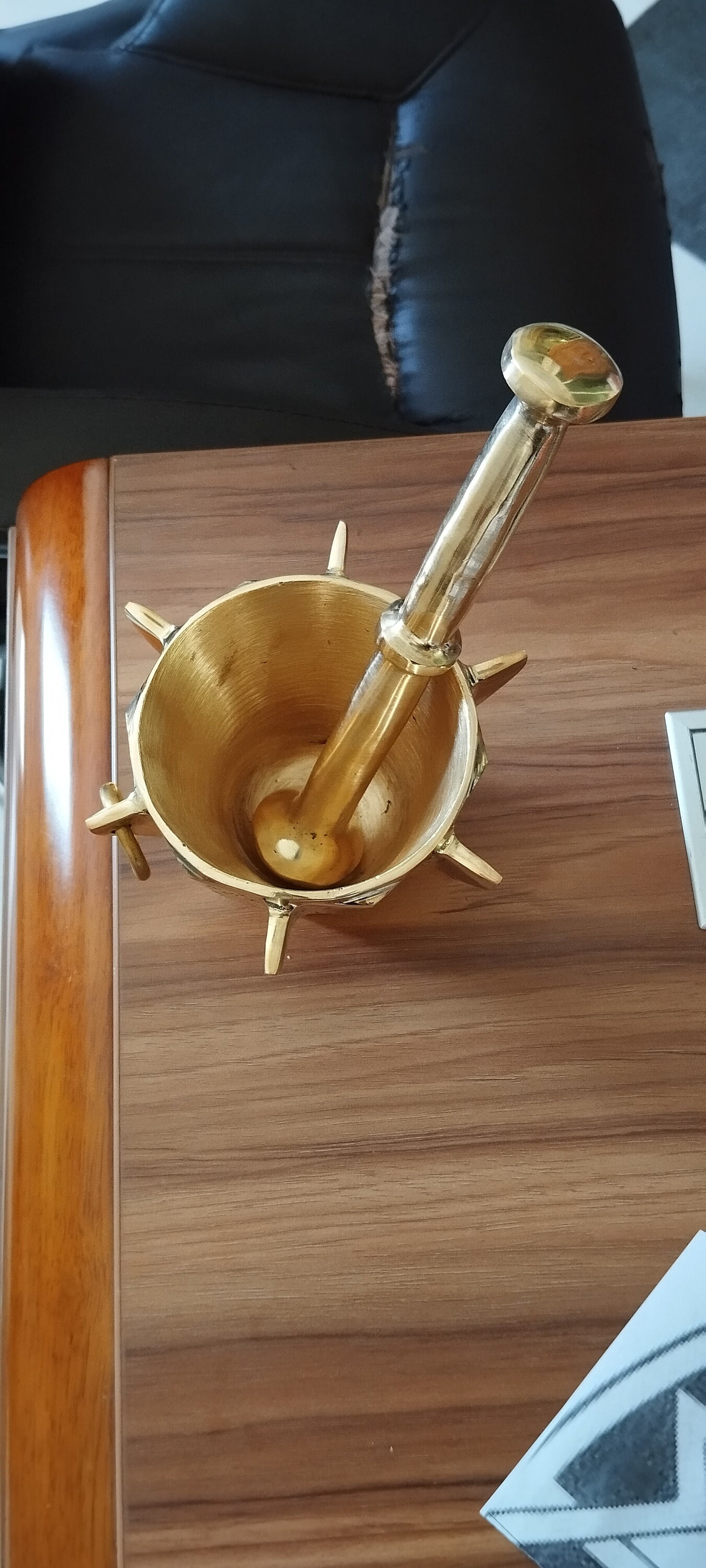 Enhance Your Kitchen With a Vintage Moroccan Brass Mortar and ...