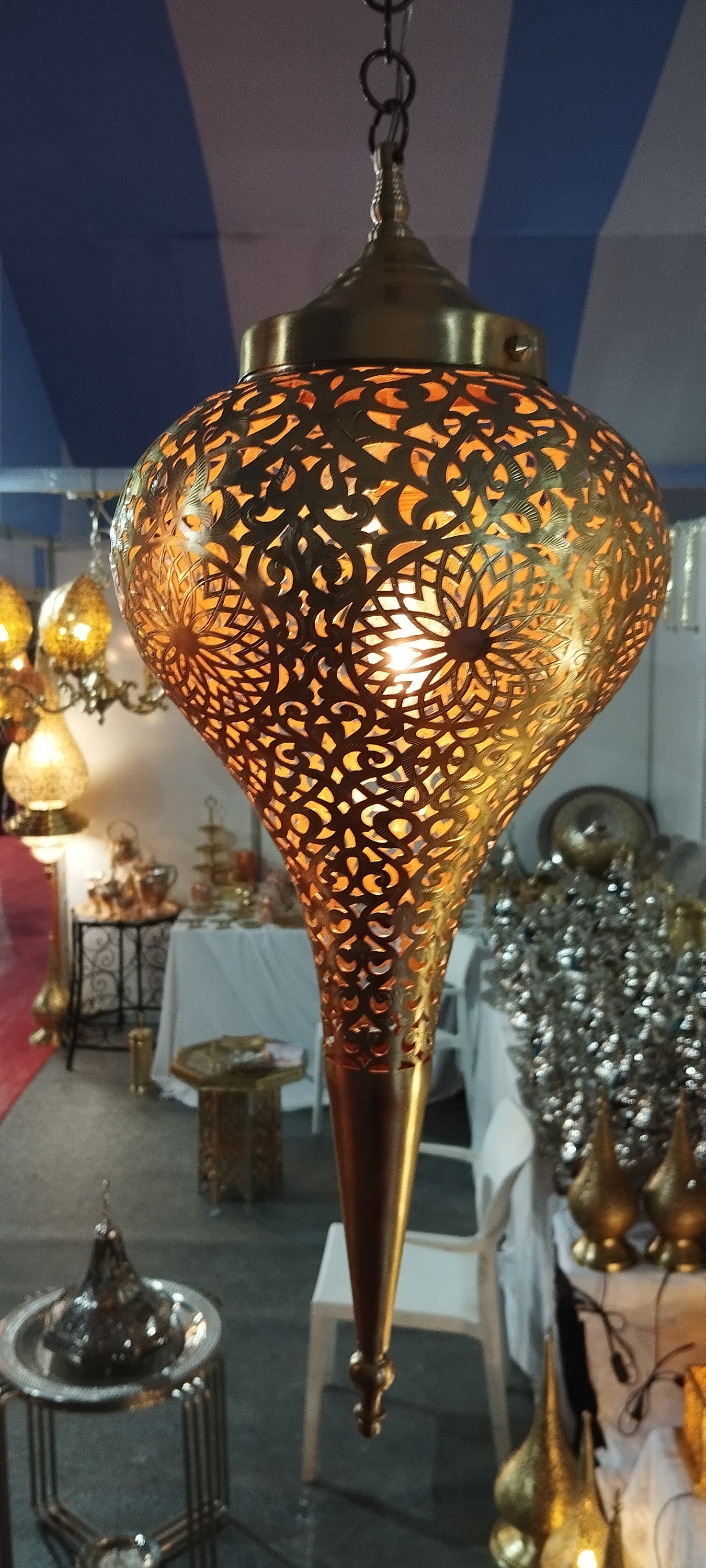 Moroccan Brass Lamp, Moroccan Decorative Light, Bedroom Lamp Moroccan ...