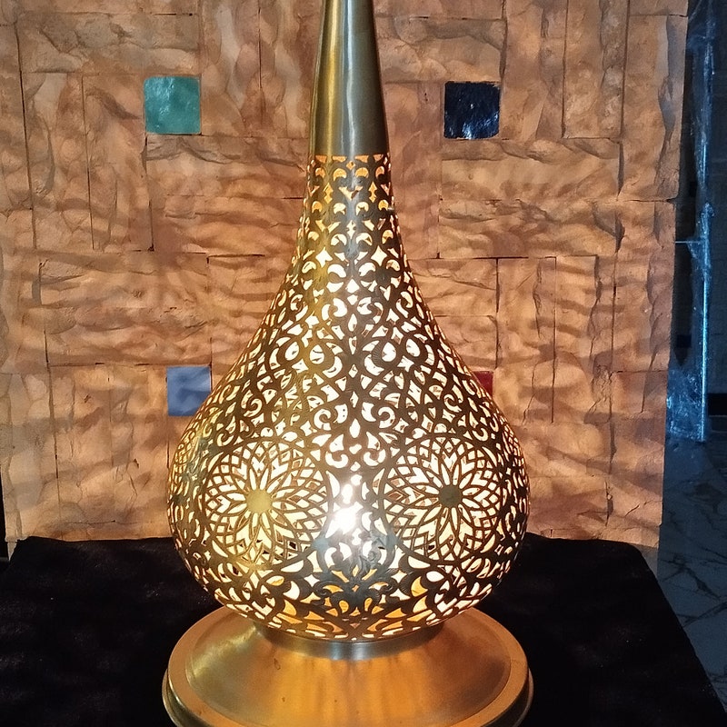 Moroccan Table Lamp - Etsy