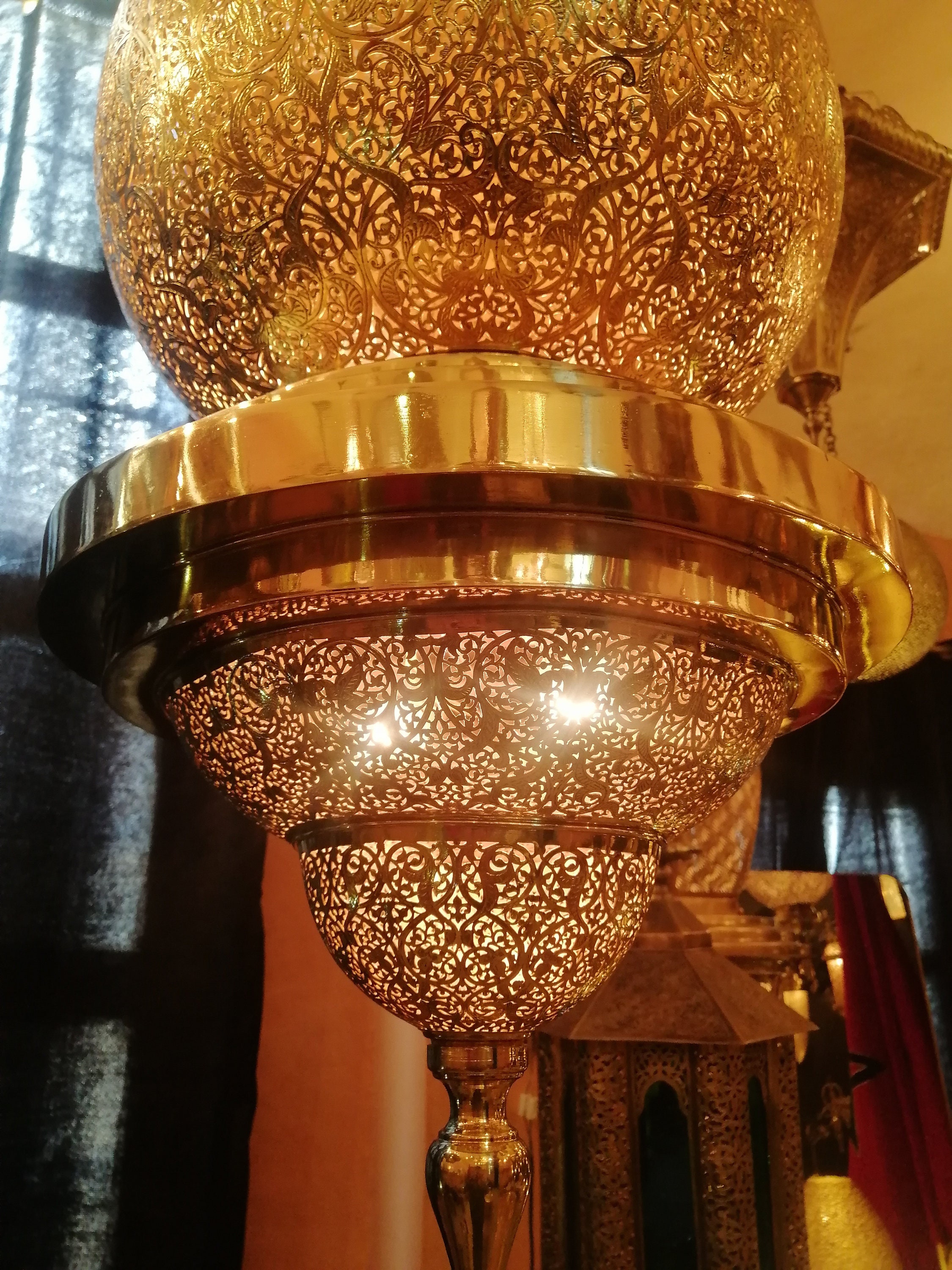 Illuminate Your Space With Handcrafted Moroccan Brass Pendant Lights ...