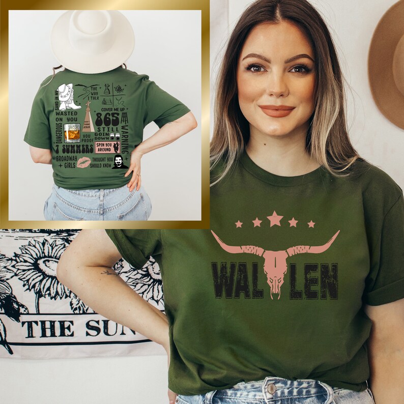 Vintage Pink Wallen Western Shirt (colors Now Available), Country Music ...