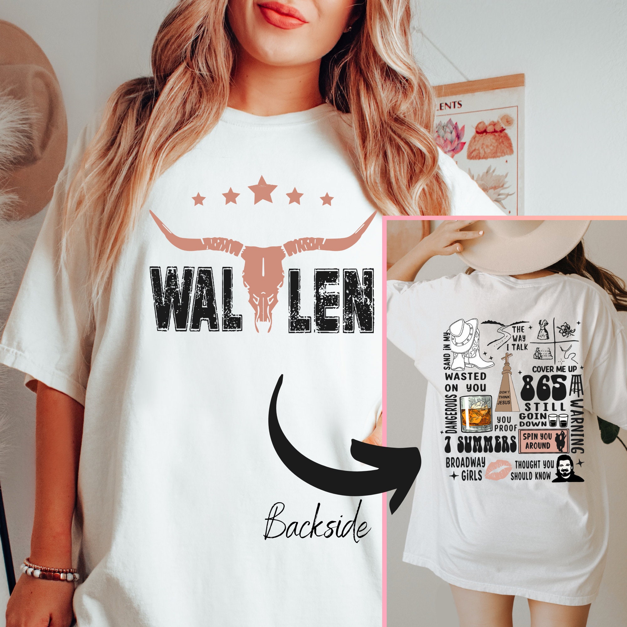 Vintage Wallen Western Shirt, Country Music Shirt, Shirt for Her ...