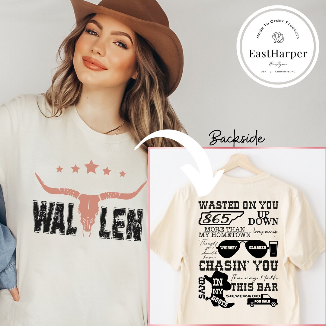 Vintage Pink Wallen Western Shirt, Country Music Shirt, Shirt for Her ...