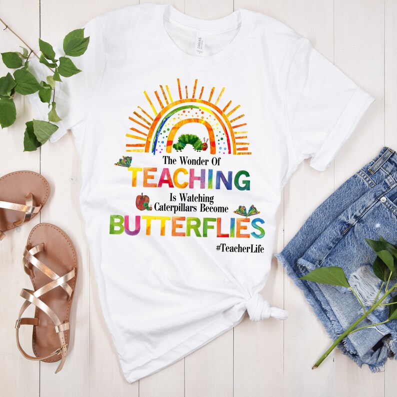 Very Hungry Caterpillar Teacher Shirt Very Hungry Caterpillar - Etsy