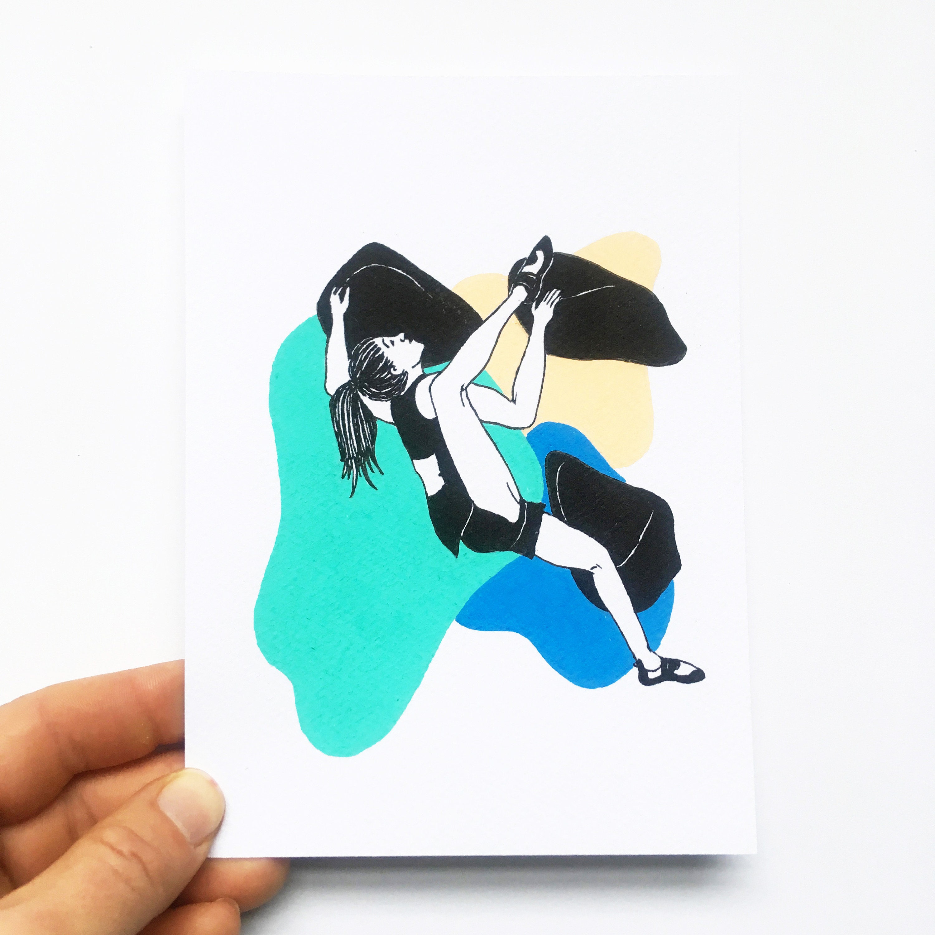 Bouldering Print, Gift for Climber, Gift for Boulderer, Indoor Climbing ...