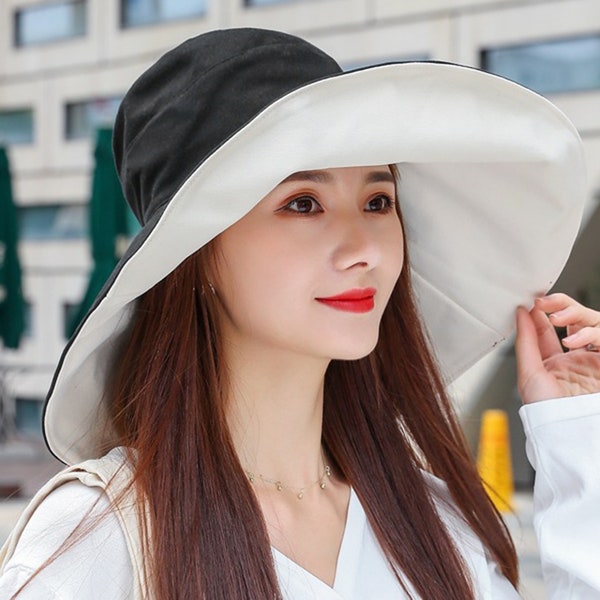 Wide Brim Hat - Etsy