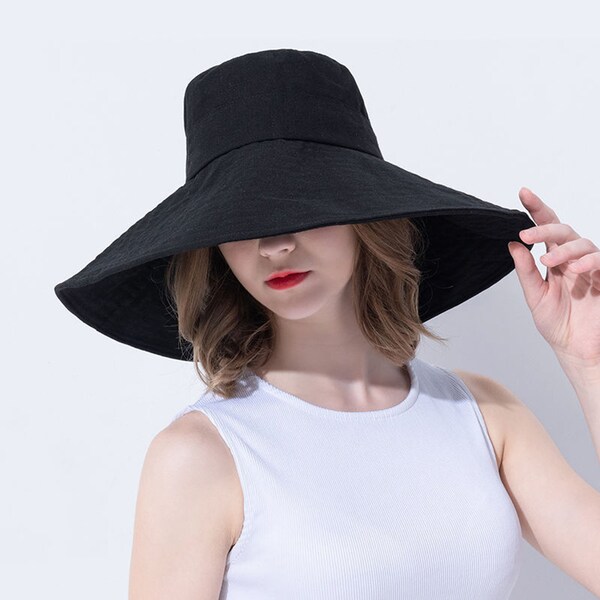 Wide Brim Hat - Etsy