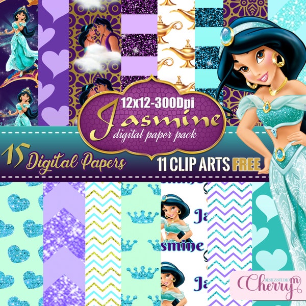 Aladdin and Jasmine - Etsy
