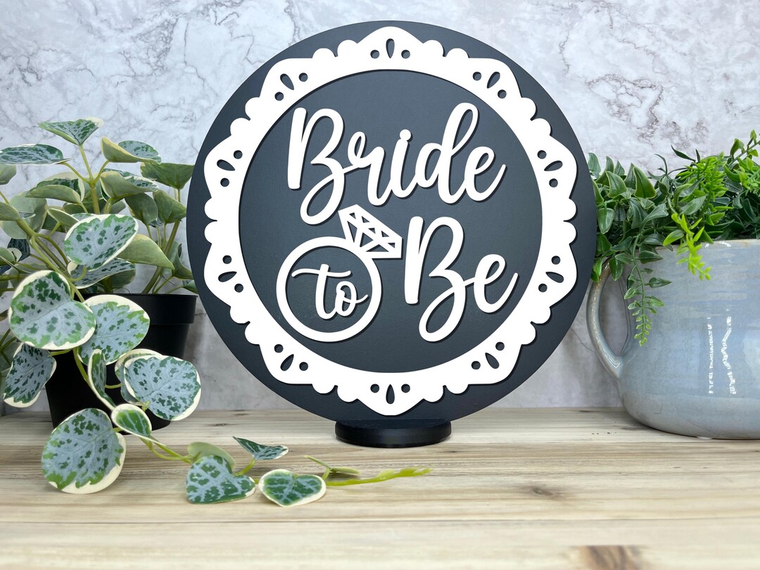 Bride to Be Diamond Ring Centerpiece With White Lace Engagement Party ...