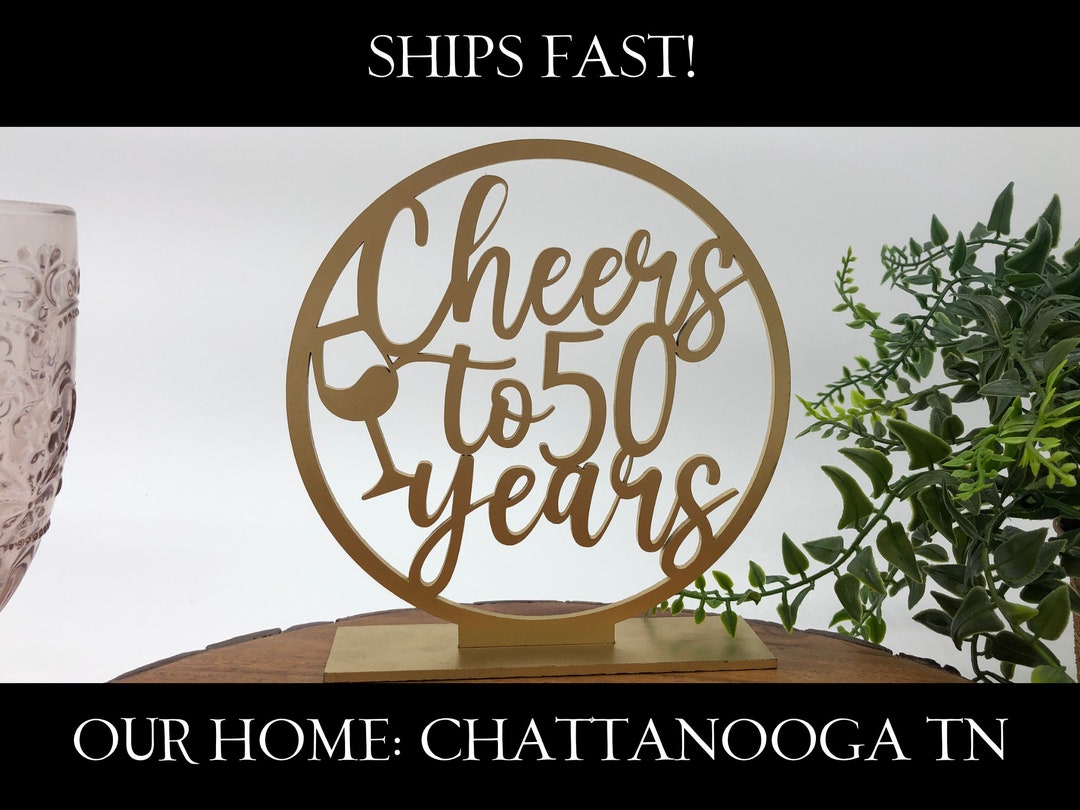 Anniversary Centerpiece Table Sign. Sturdy Wood Not Cardboard - Etsy