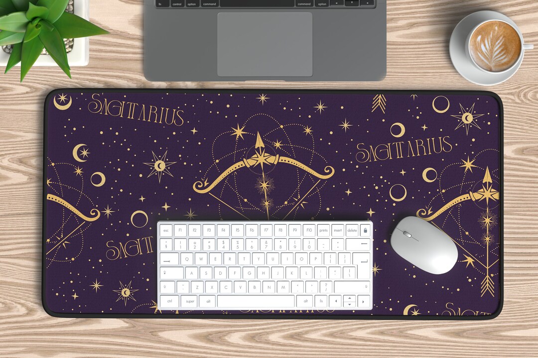 Extra Large Zodiac Desk Mat. Sagittarius Horoscope Mouse Pad ...