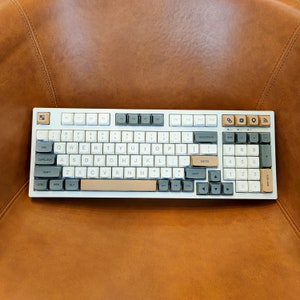 Minimalistic Coffee Shop Keycaps XDA Profile PBT Plastic 125 Keycaps ...