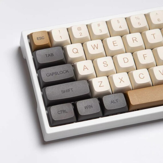 Minimalistic Coffee Shop Keycaps XDA Profile PBT Plastic | Etsy UK
