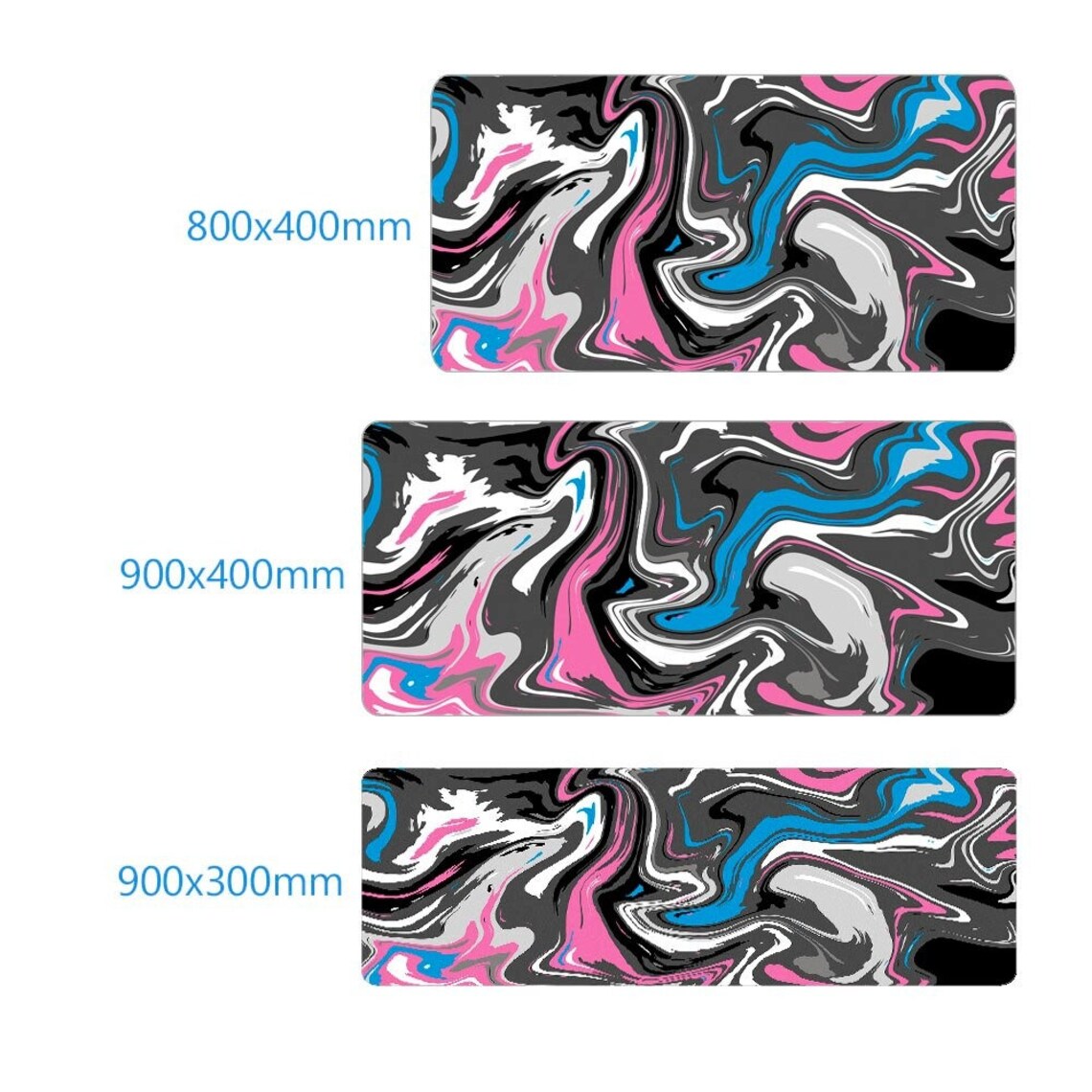 Liquid Desk Mats Different Colours and Sizes Mouse Pad - Etsy