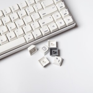 Minimalistic Mac Keycaps XDA Profile PBT Plastic 125 Keycaps Set - Etsy ...
